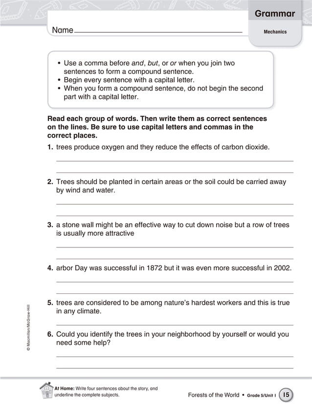 English Grammar 5th Grade English Grammar 5th Grade
