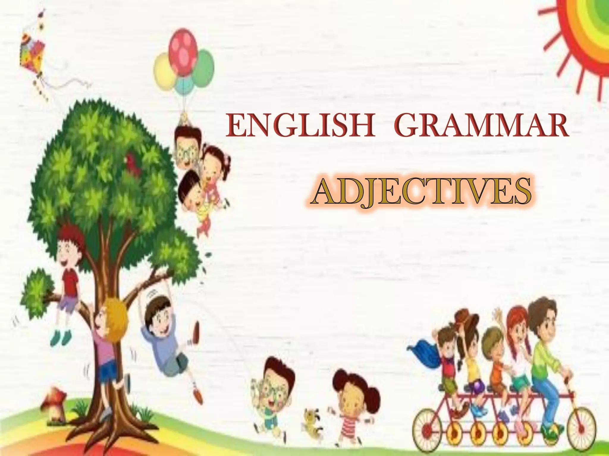 English grammar adjectives | PDF