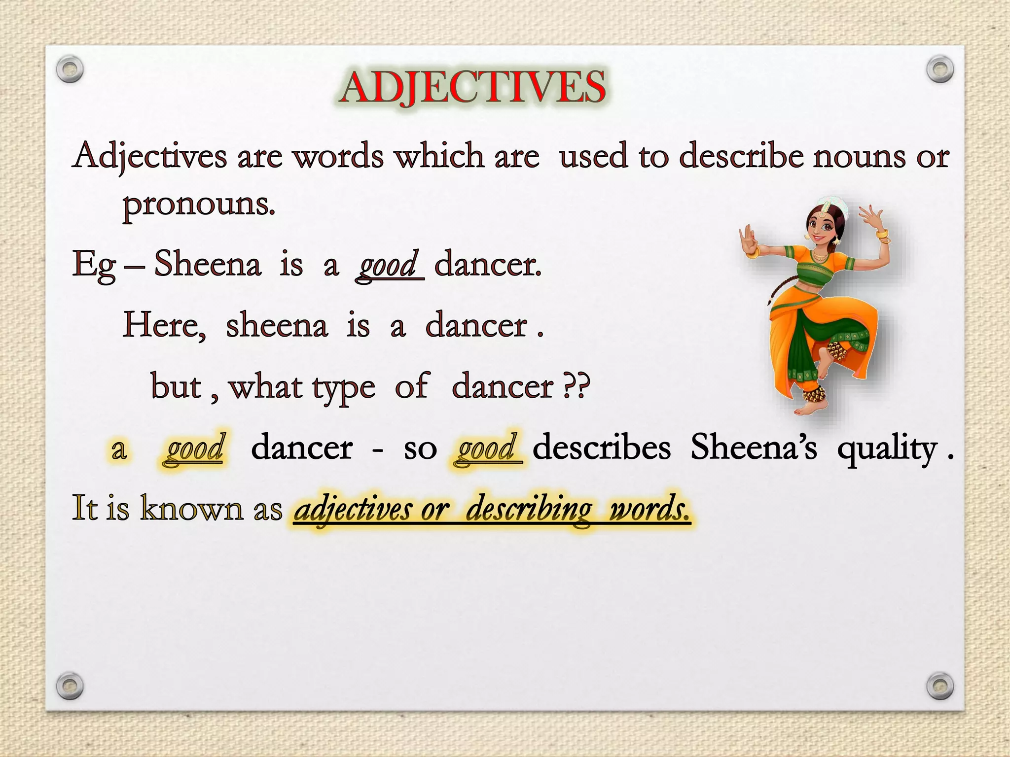 English grammar adjectives | PDF