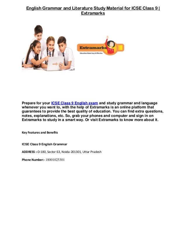 English Grammar And Literature Study Material Available For ICSE Class english-grammar-and-literature-study-material-available-for-icse-class
