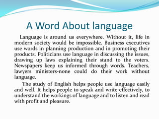 English grammar a reflection | PPTX