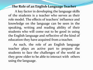 English grammar a reflection | PPTX