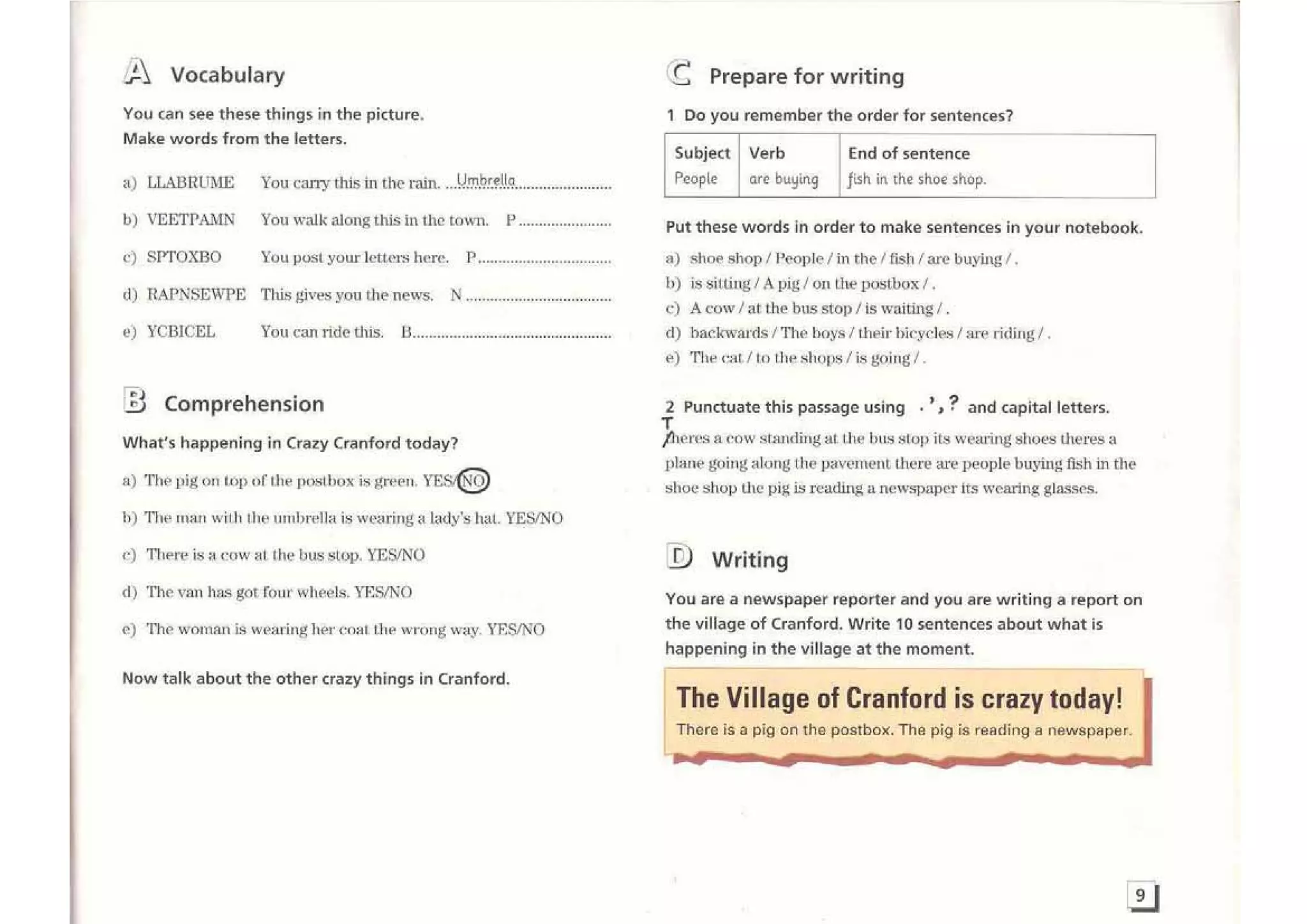 English grammar book pictures for writing 1 | PDF