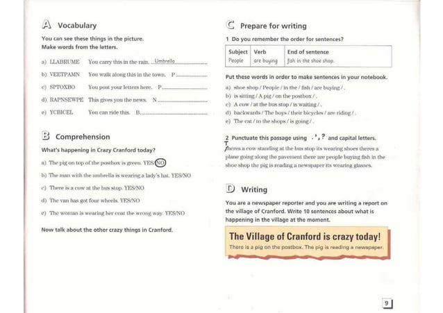 English grammar book pictures for writing 1 | PDF