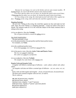 English Grammar Essentials (word document) | DOC