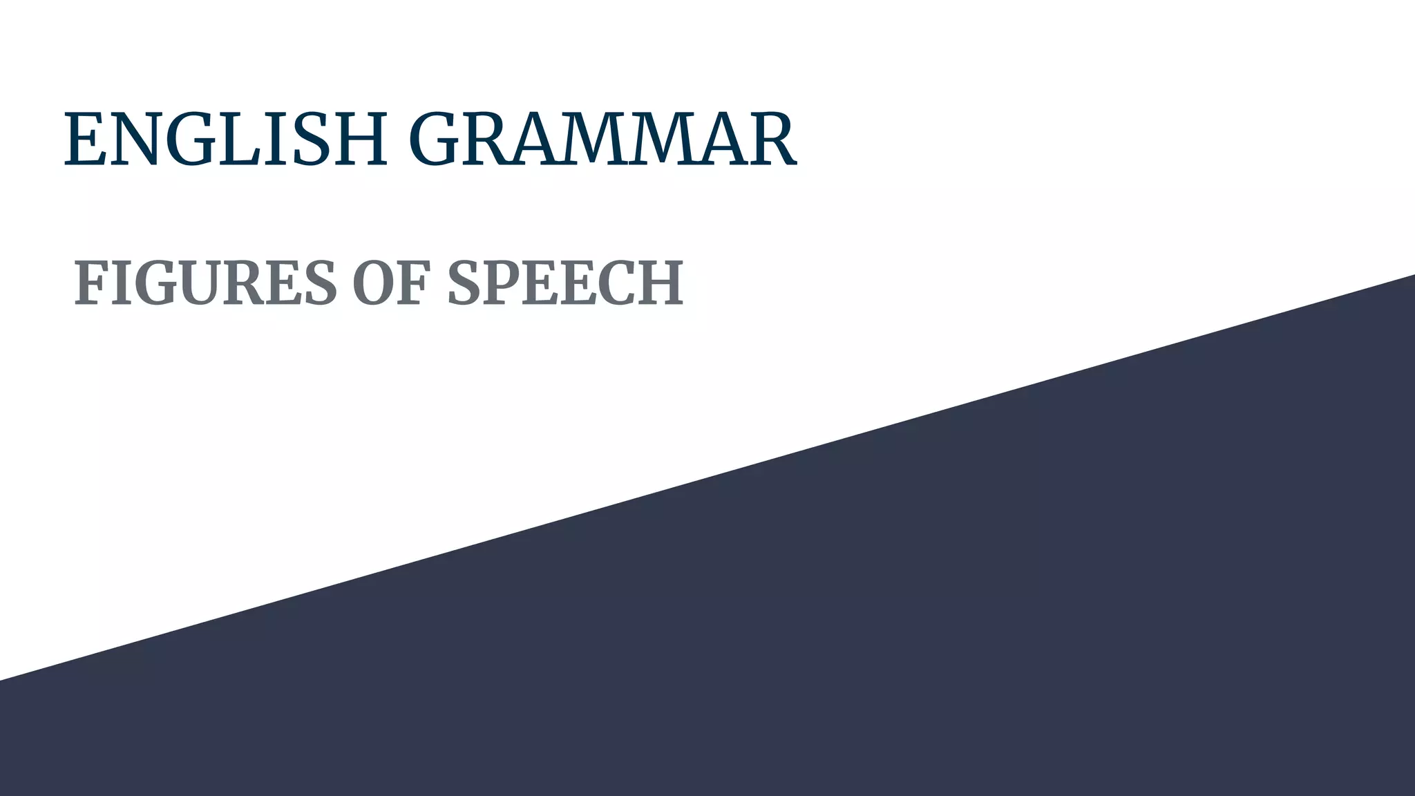 English grammar figures of speech | PDF