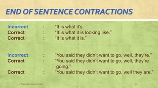 English Grammar for Teachers | PPTX