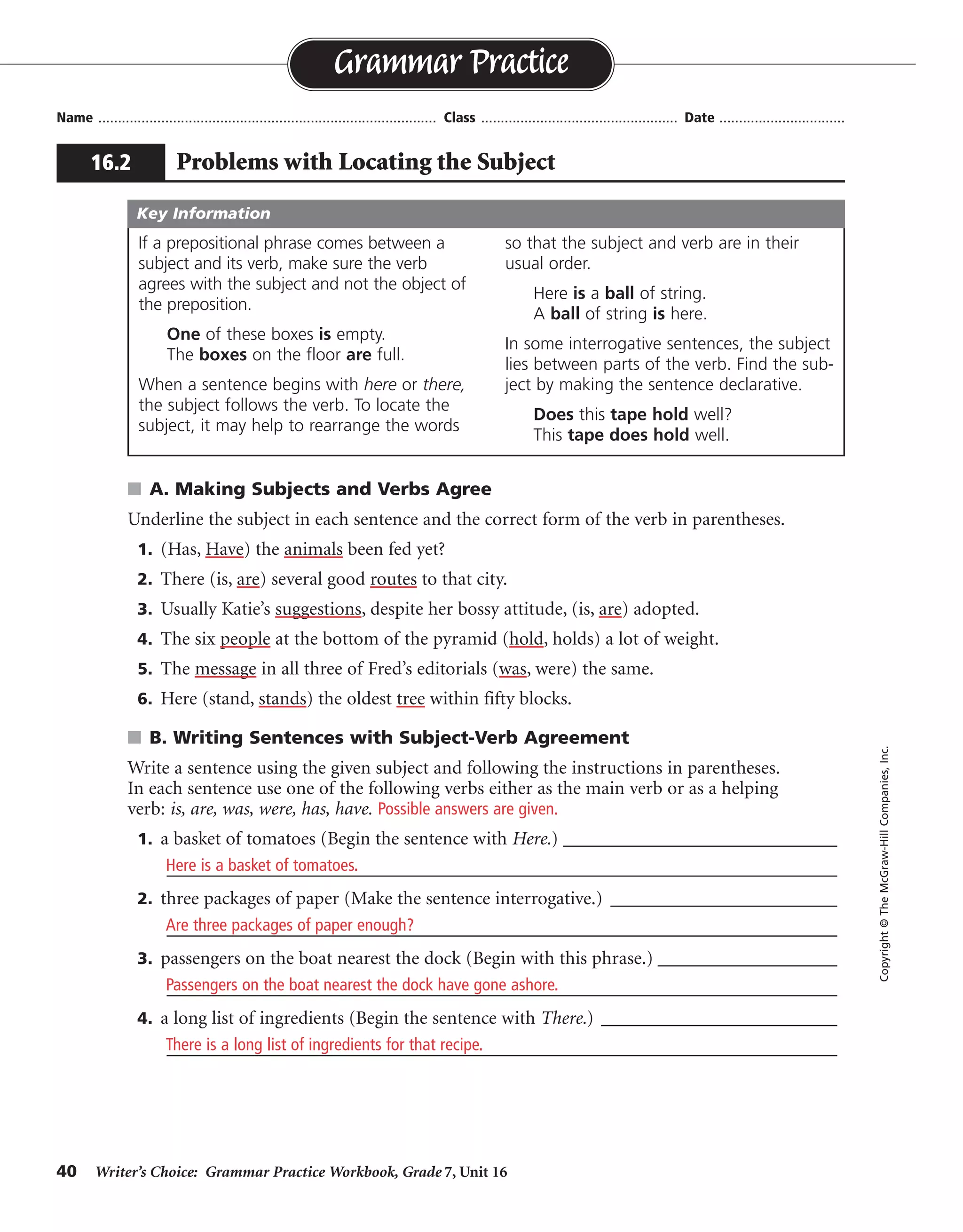 English_Grammar_Grade_7_with_Answers.pdf | Education