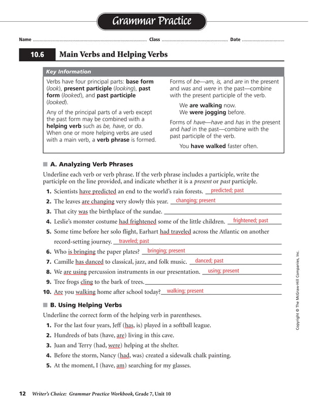 English_Grammar_Grade_7_with_Answers.pdf | Education