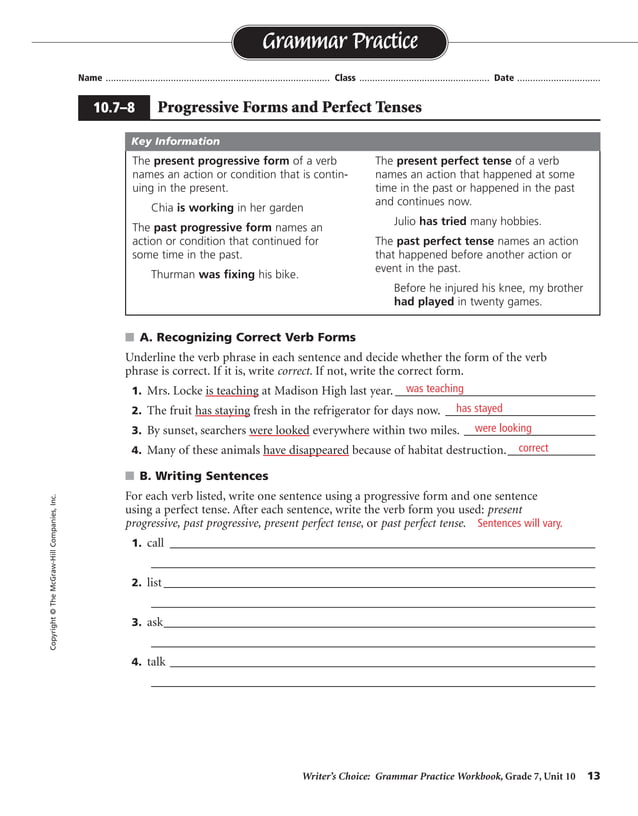 English_Grammar_Grade_7_with_Answers.pdf | Education