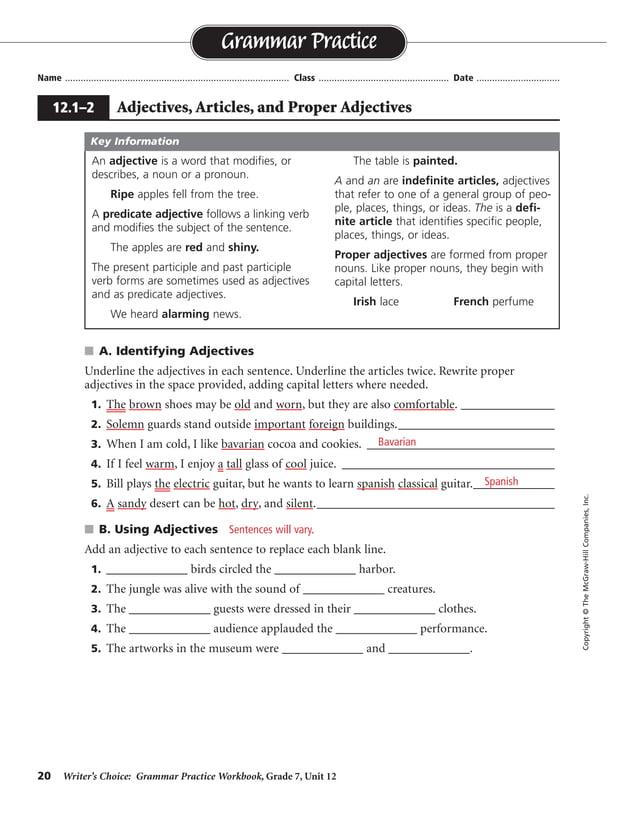 English_Grammar_Grade_7_with_Answers.pdf | Education