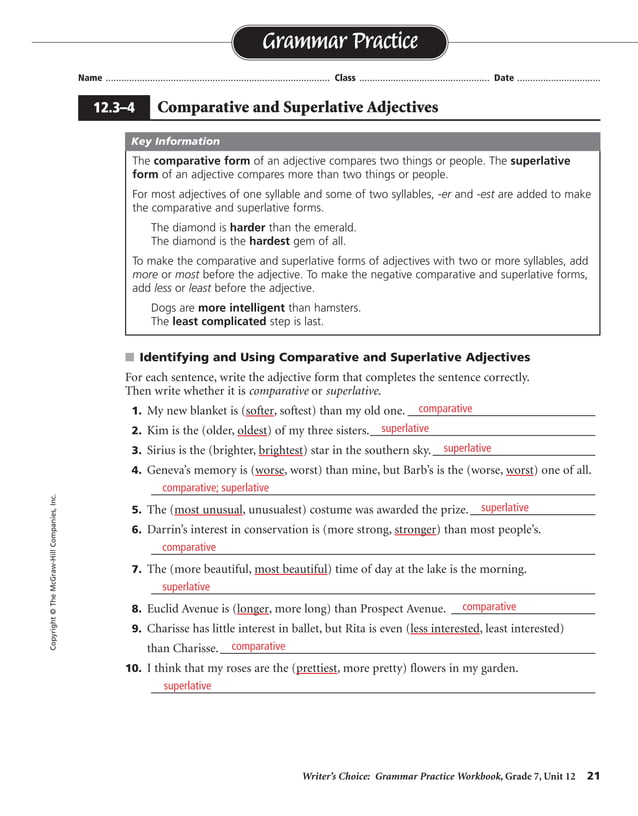English_Grammar_Grade_7_with_Answers.pdf | Education