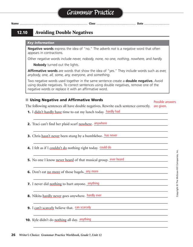 English_Grammar_Grade_7_with_Answers.pdf | Education