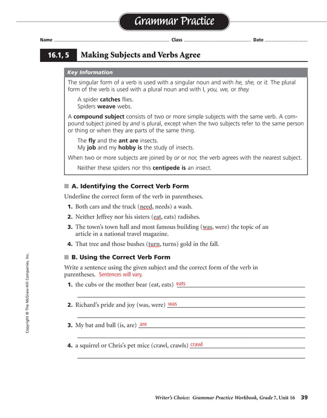 English_Grammar_Grade_7_with_Answers.pdf | Education