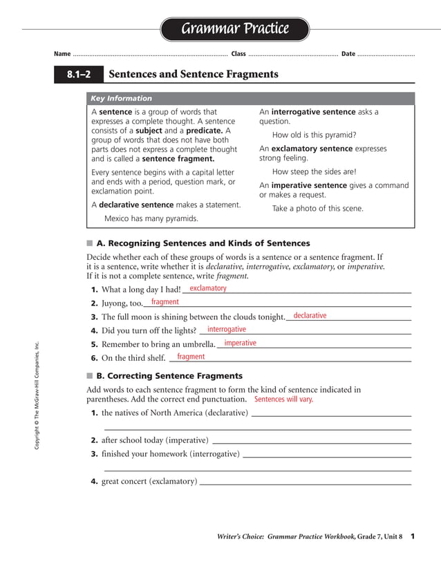 English_Grammar_Grade_7_with_Answers.pdf | Education
