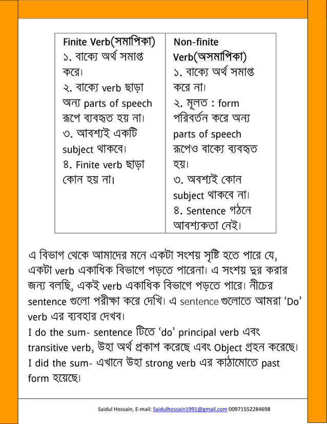 English grammar in Bangla | PDF
