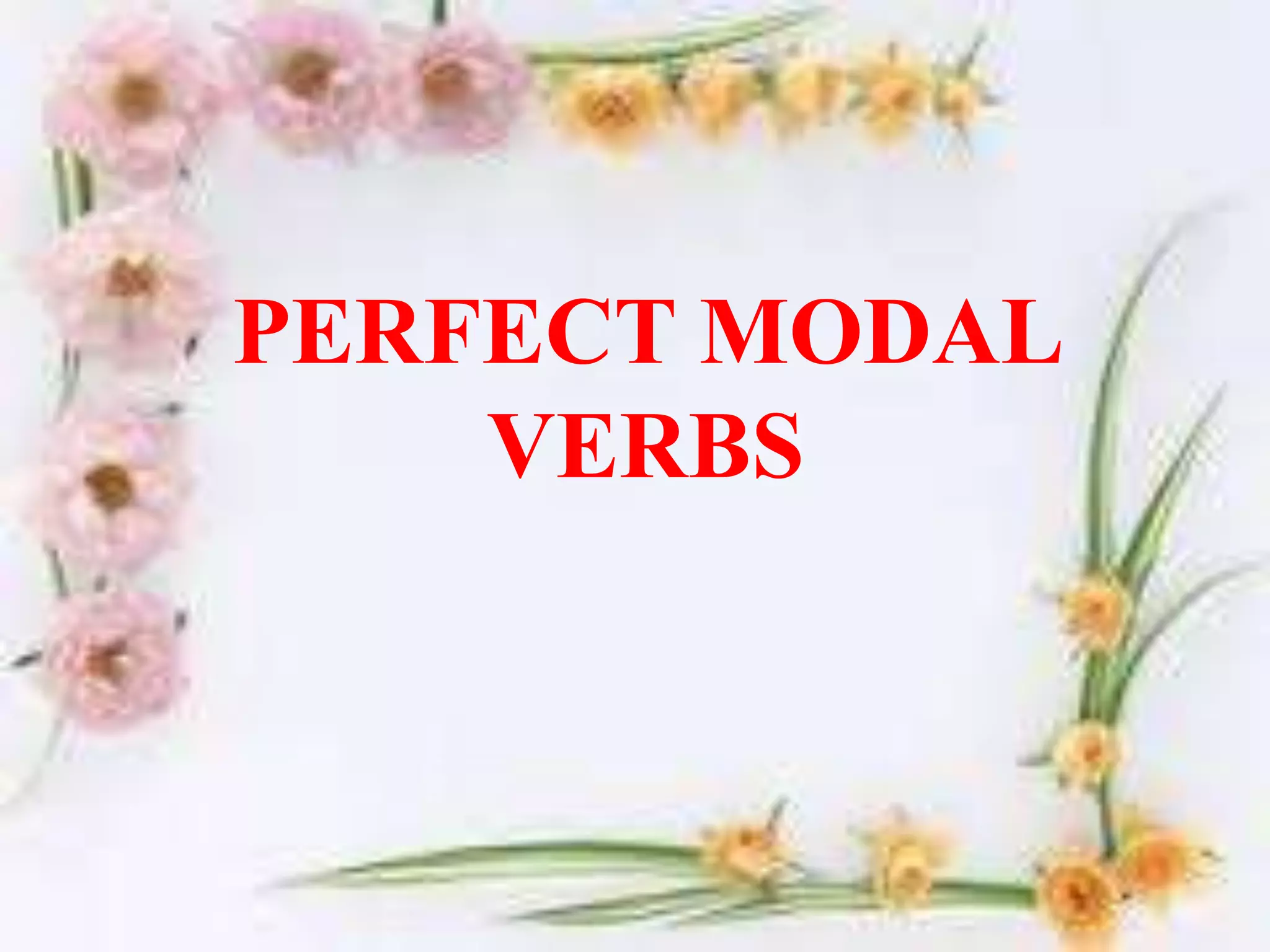 Model verbs | PPTX