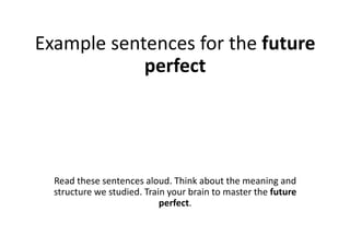 English Grammar Launch Advanced - future perfect | PPT