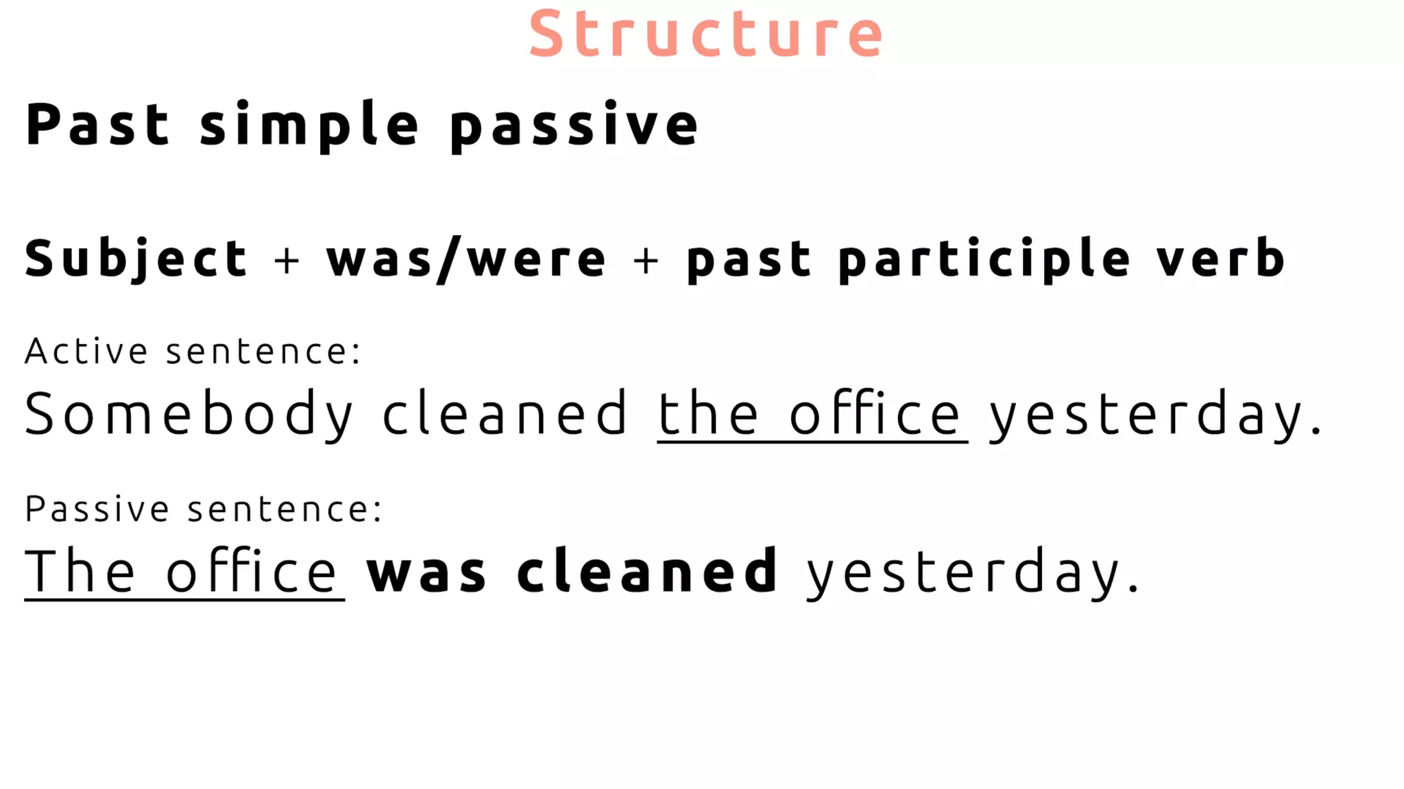 English Grammar Launch Advanced - passives | PPT