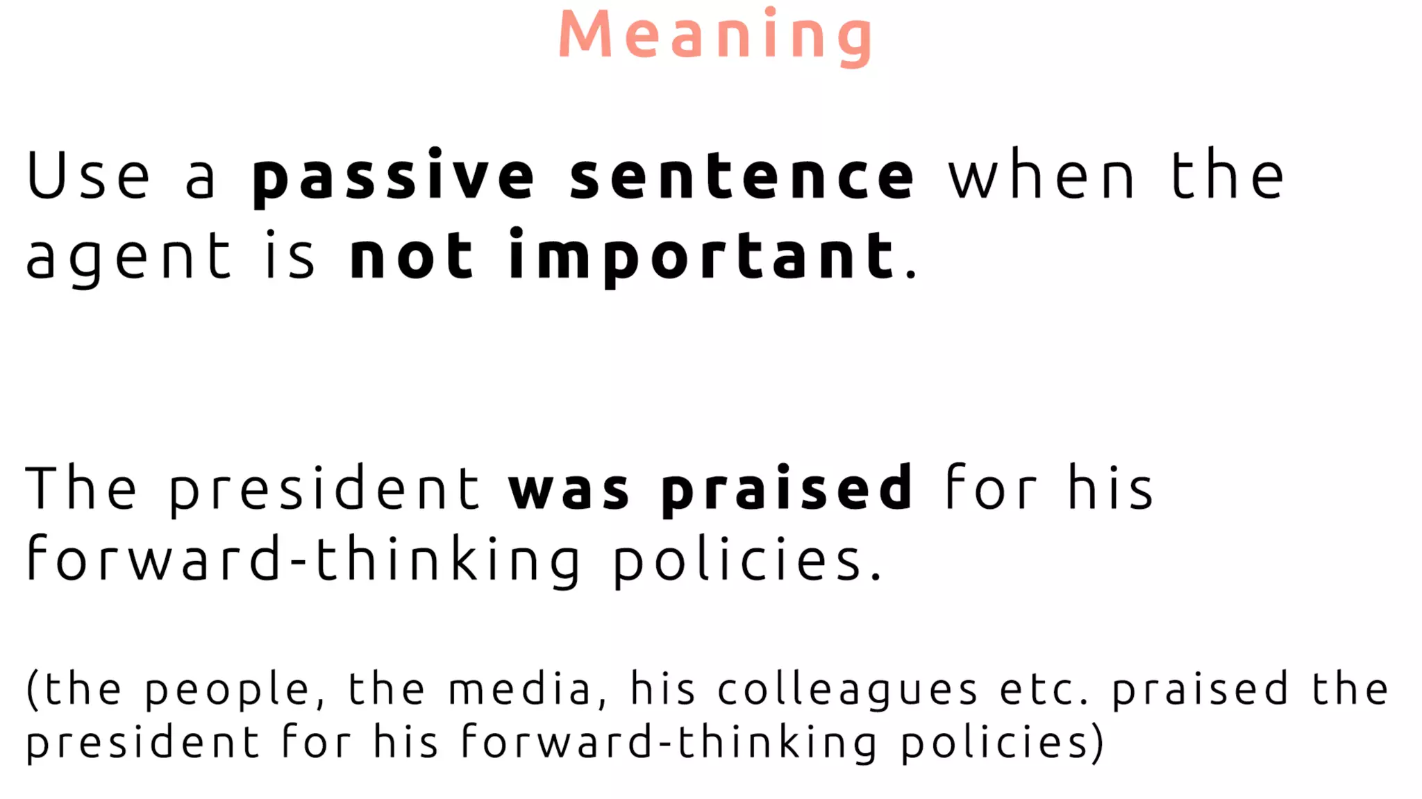 English Grammar Launch Advanced - passives | PPT