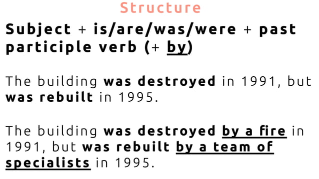 English Grammar Launch Advanced - passives | PPT