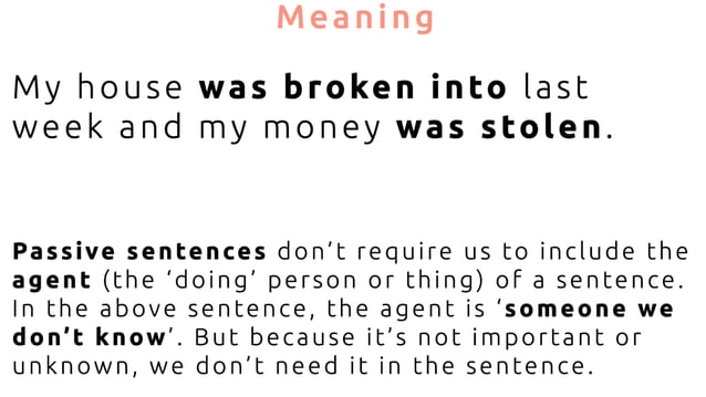 English Grammar Launch Advanced - passives | PPT