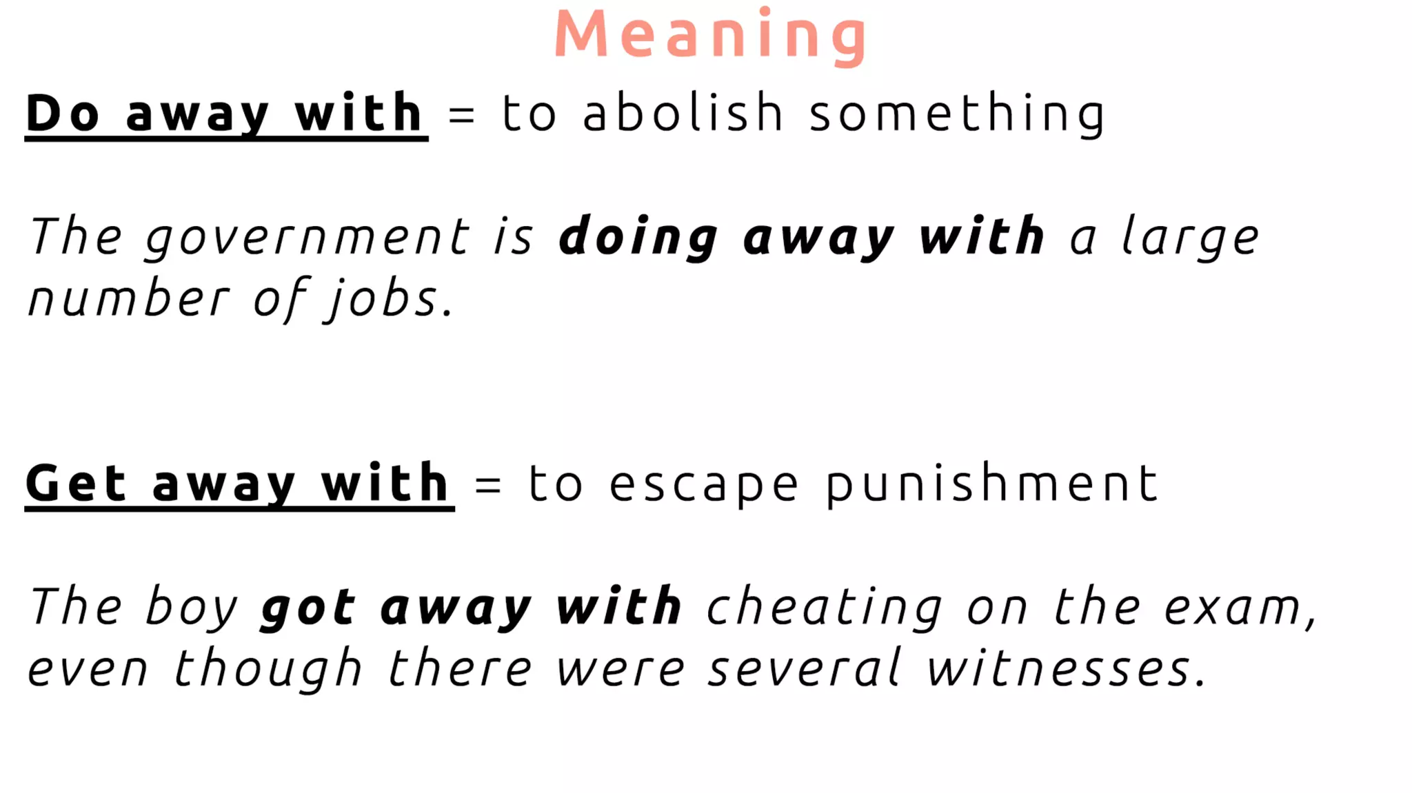 English grammar launch advanced three-word phrasal verbs | PDF