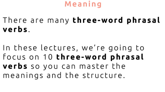 English grammar launch advanced three-word phrasal verbs | PDF ...
