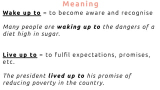 English grammar launch advanced three-word phrasal verbs | PDF