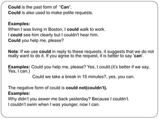 English grammar modal verbs. | PPTX