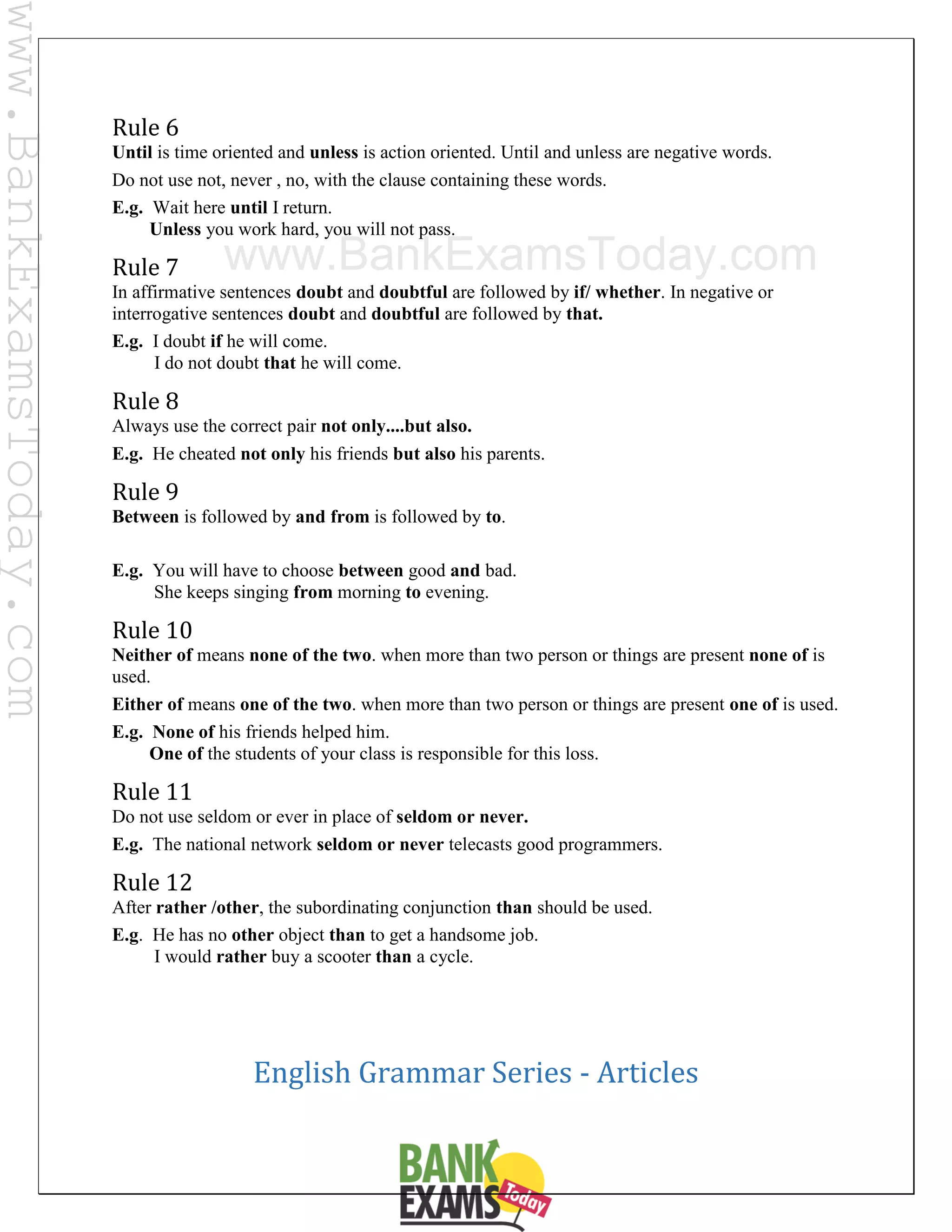 English grammar notes | PDF