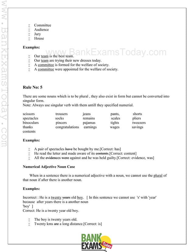 English grammar notes | PDF