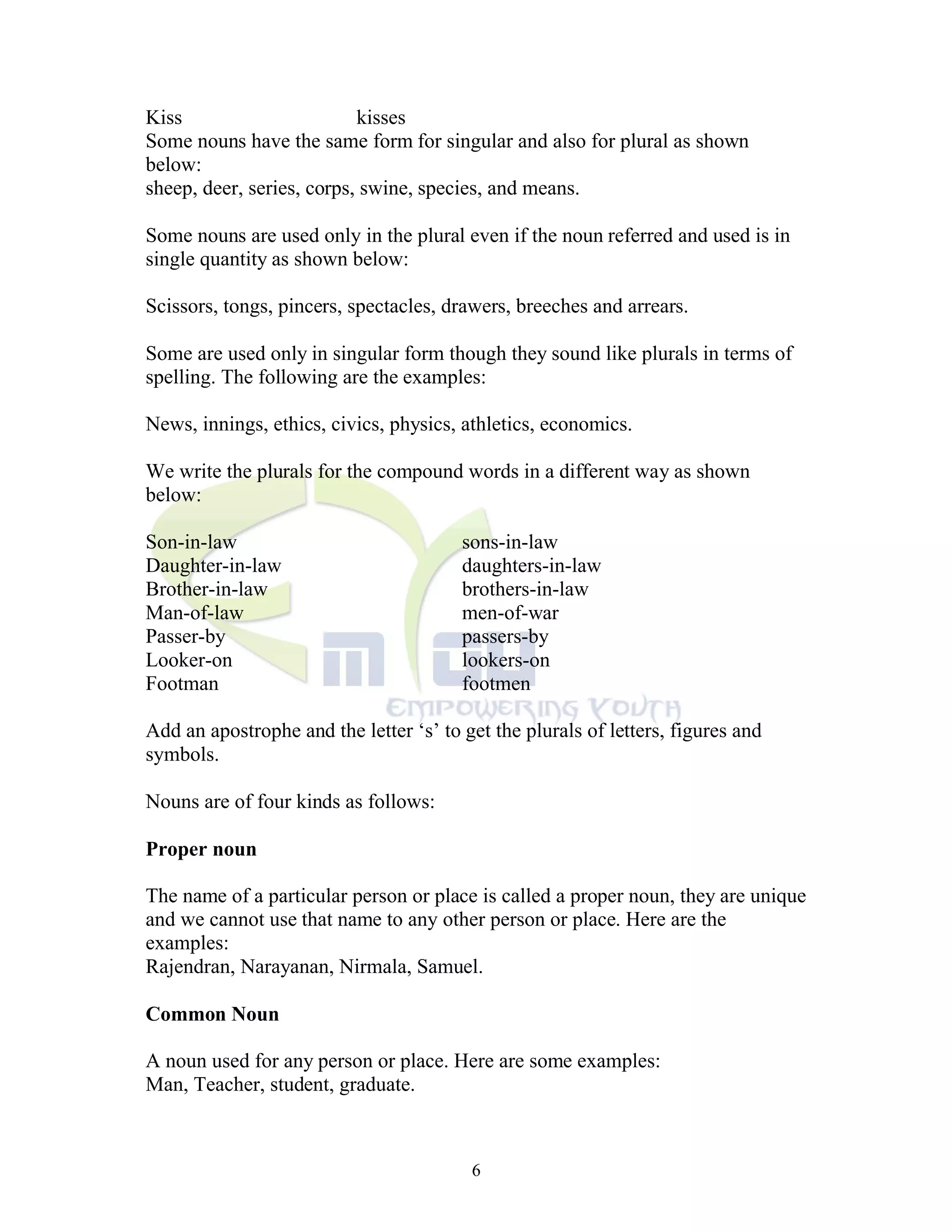 English grammar training manual | PDF