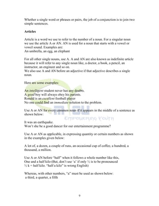 English grammar training manual | PDF