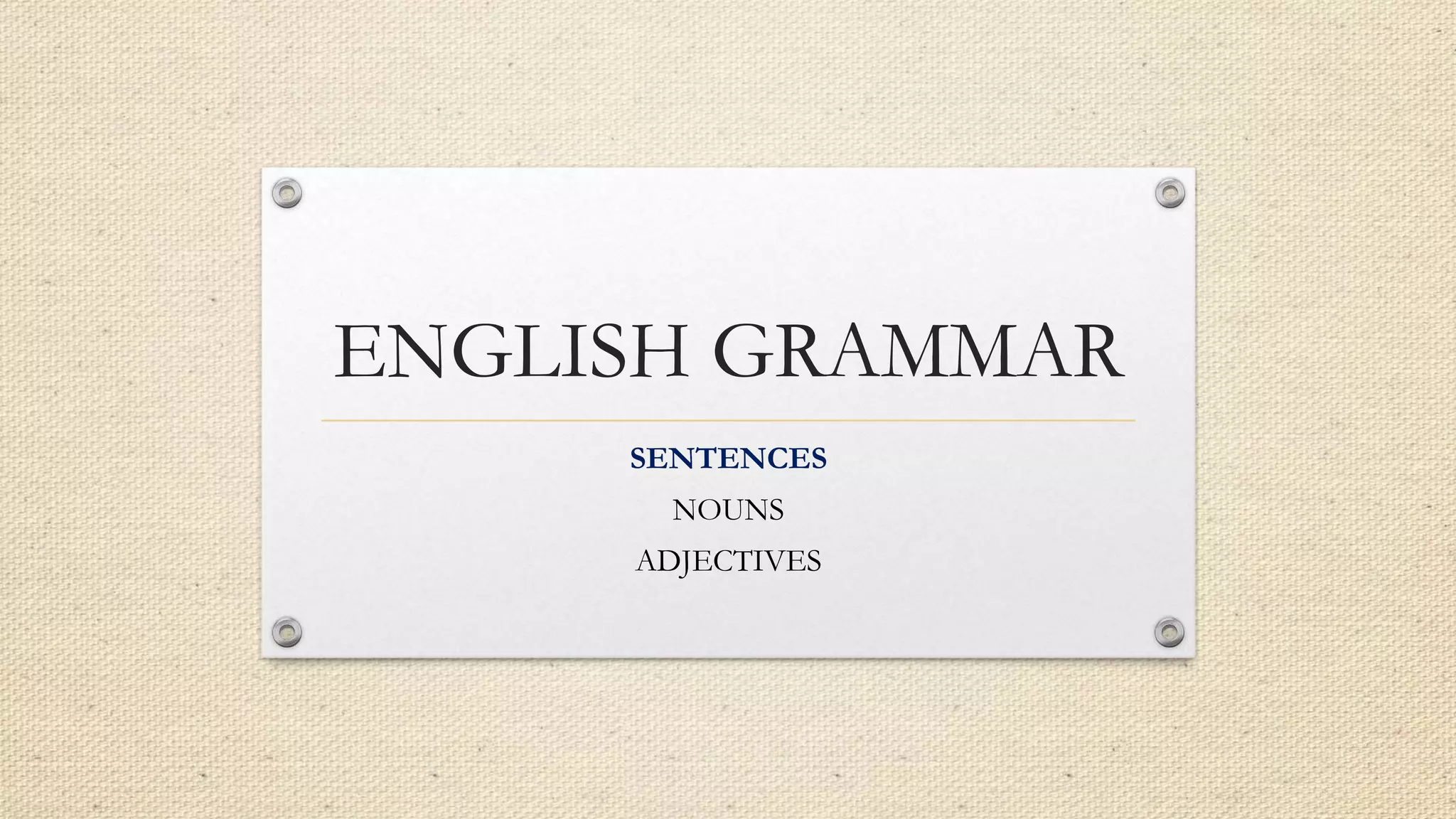 English grammar all ppt | PPTX