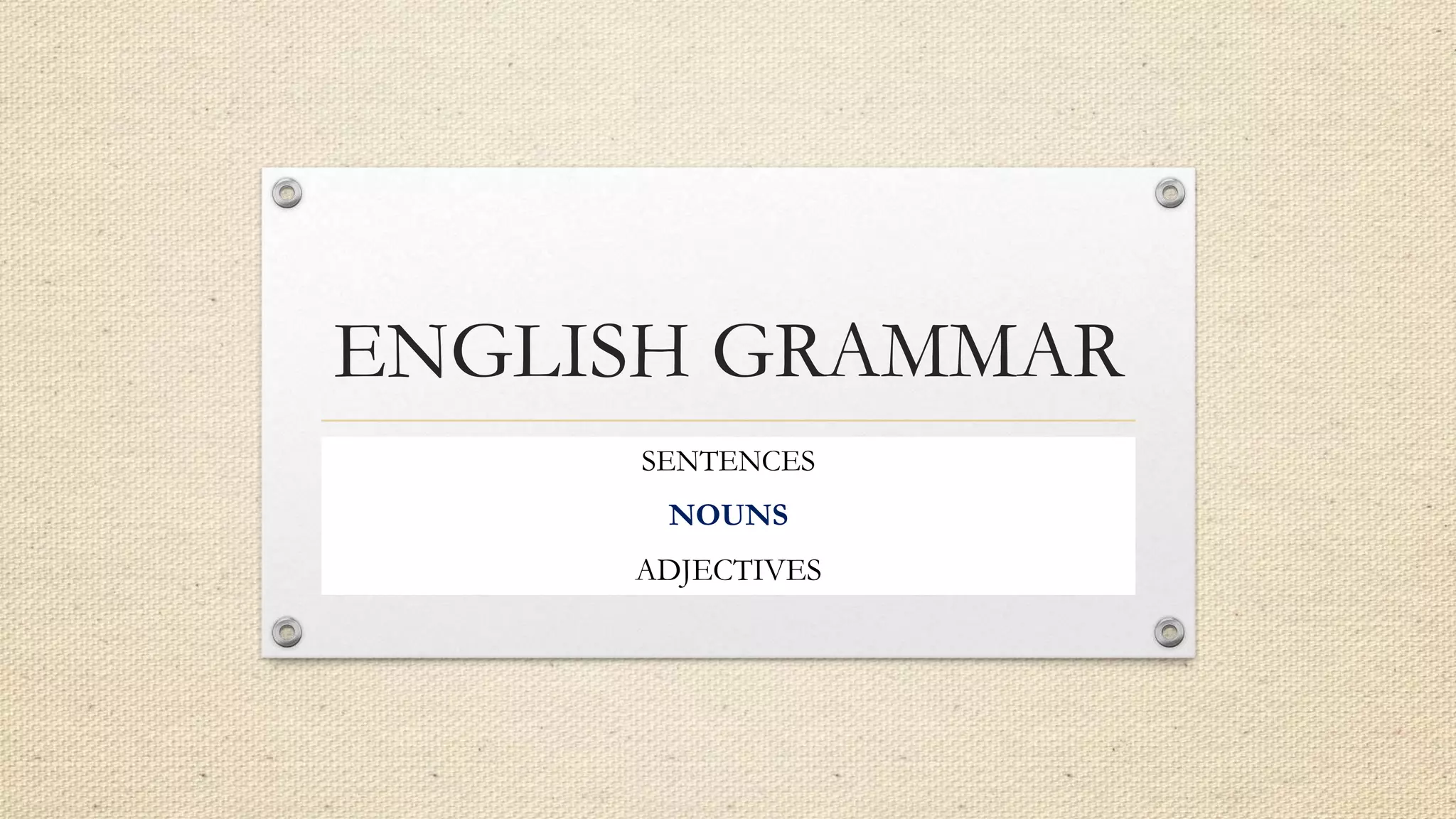 English grammar all ppt | PPTX