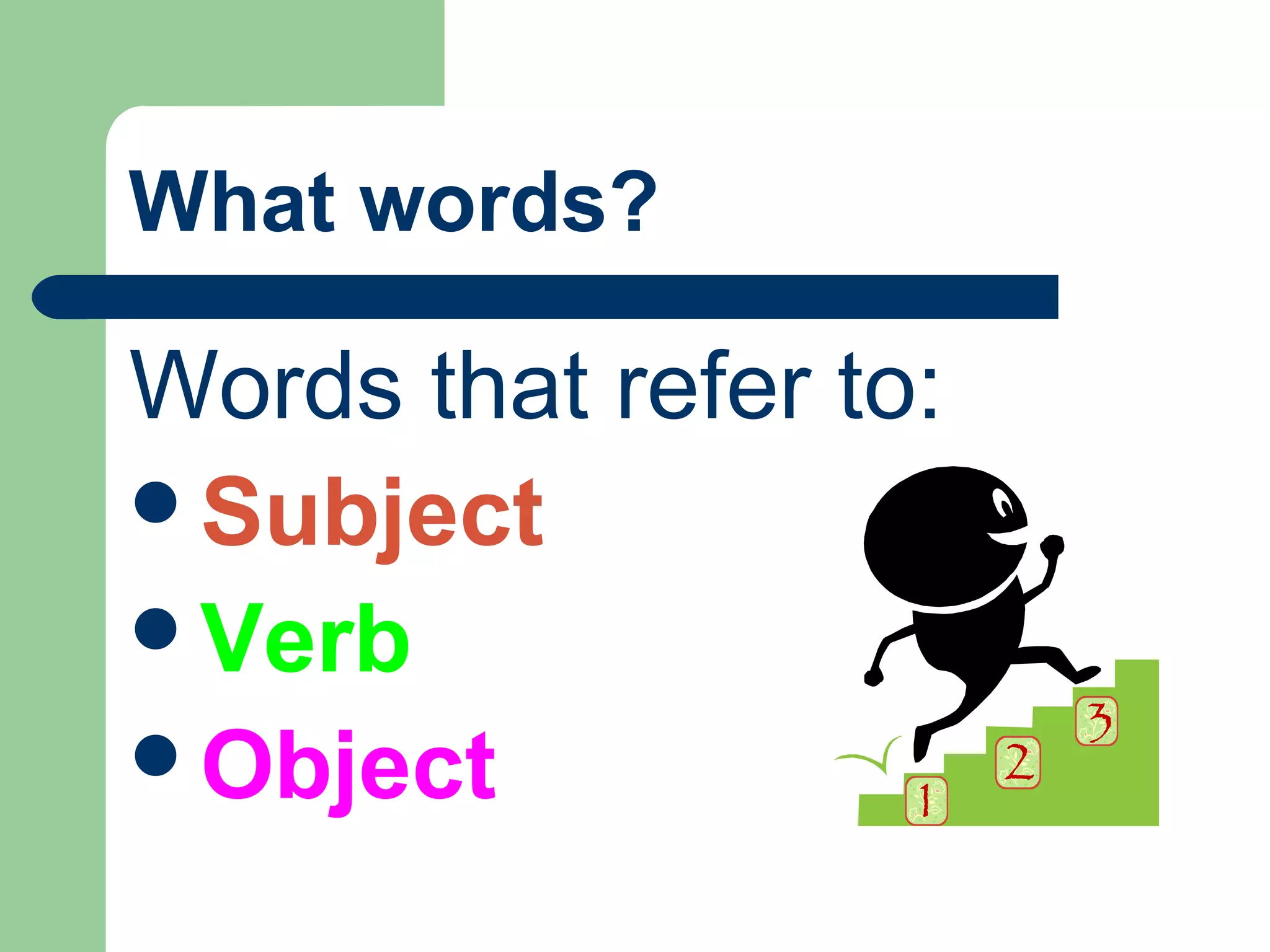 English grammar word order | PPT