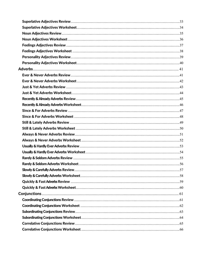 English Grammar Worksheets by Billgreen54 | PDF