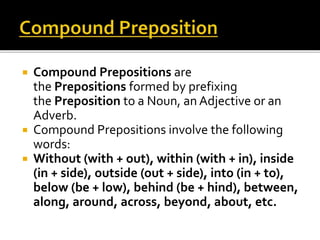 English grammer preposition | PPT