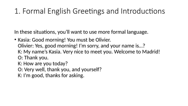 English Greeting and Introduction – Spoken English.pptx | Dating ...