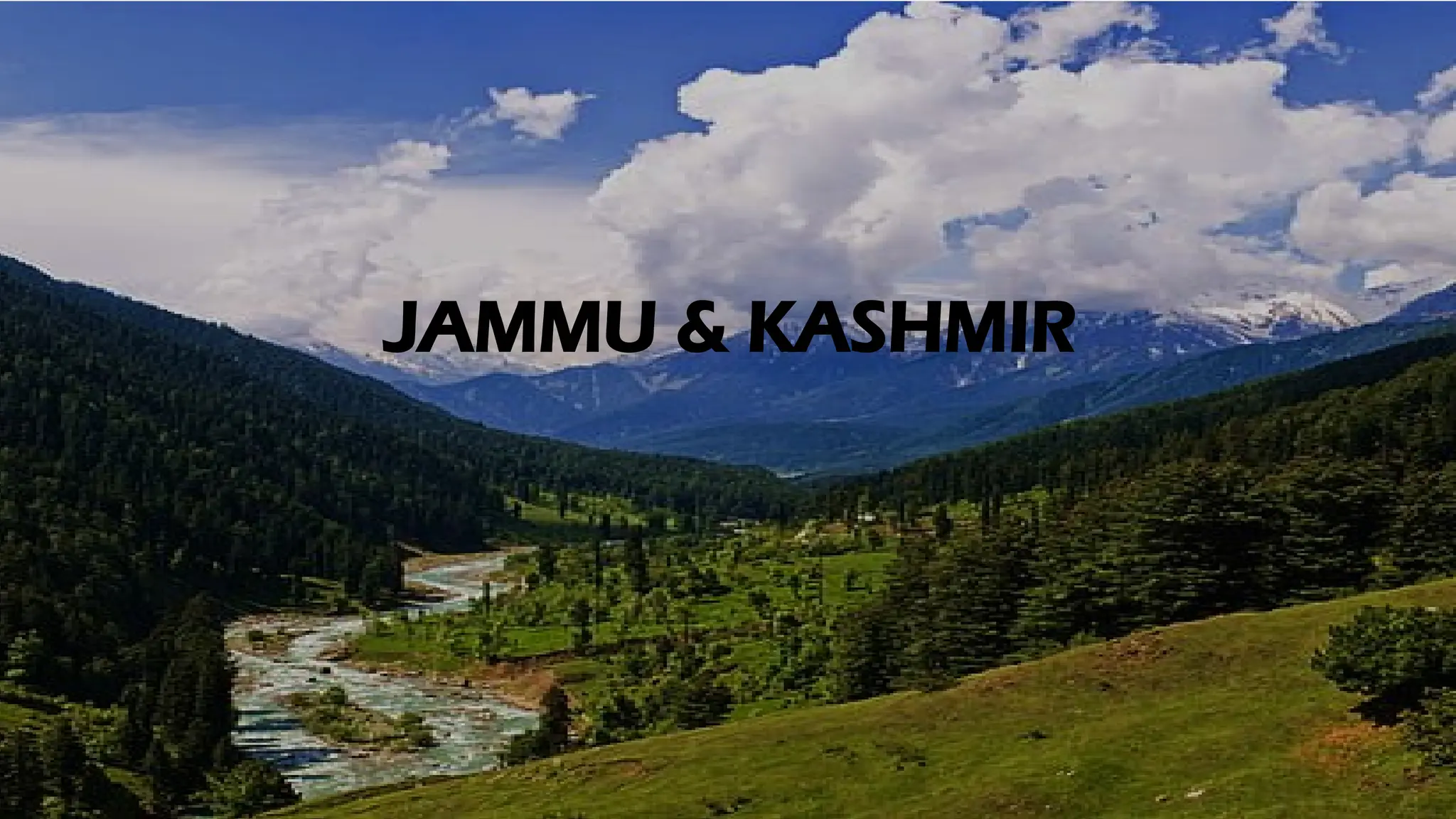 PPt on jammu & kashmir very good ppt very good slide show | PPTX