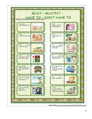 MODAL VERBS MUST vs. HAVE TO | PDF
