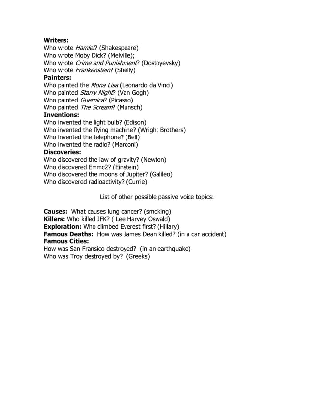 English handout 5to 2do lapso | DOCX | Science