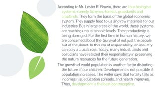 The Ailing Planet | PPT