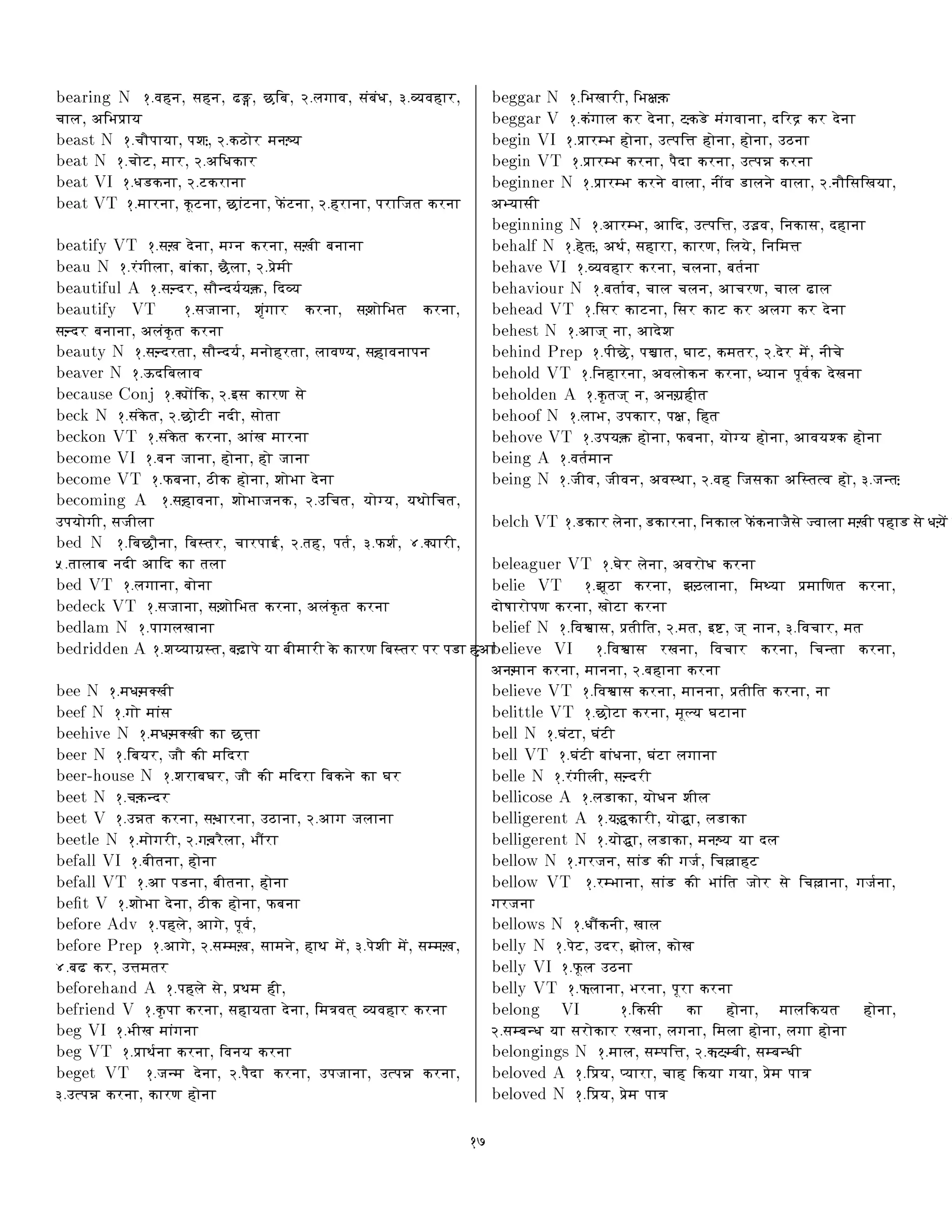 English Hindi Dictionary | PDF