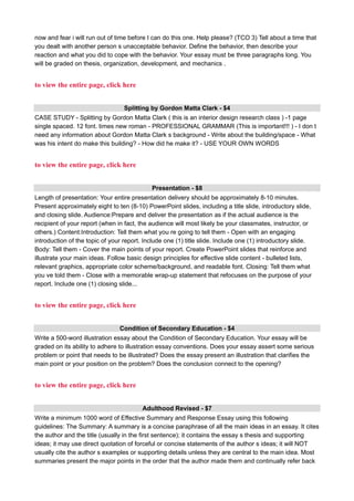 English homework help | ODT | Homework and Study | Education