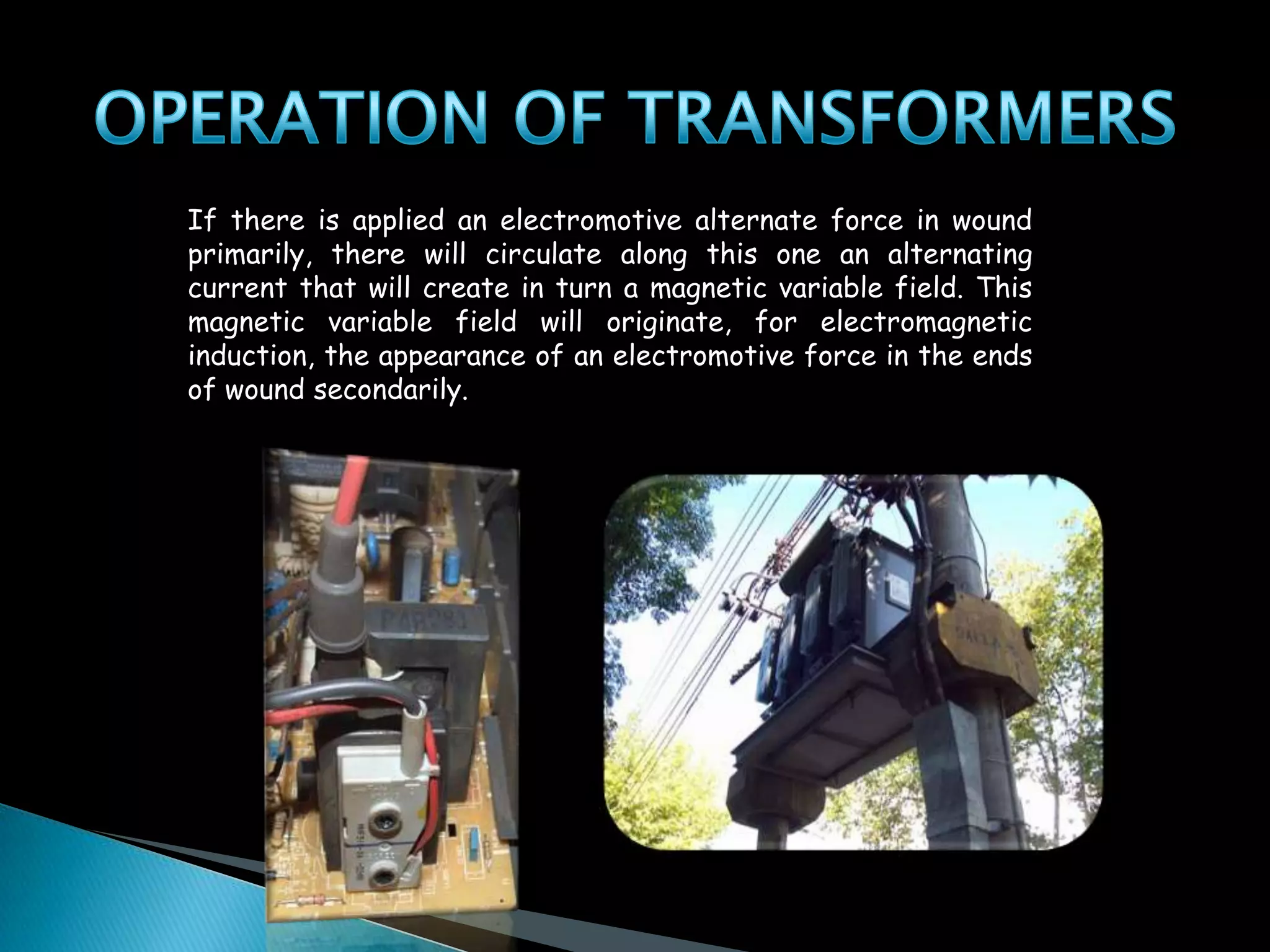 electrical transformer english I | PPTX