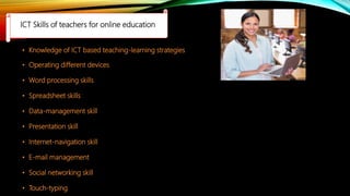 ICT and concept of Online Teaching | PPT