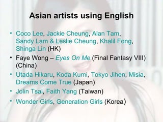 English identity east asian pop | PPT