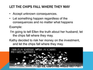 English idioms | PPTX